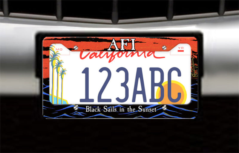 AFI Black Sails License Plate Frame – UndergroundMerch