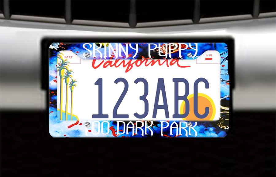Skinny Puppy Too Dark Park License Plate Frame – UndergroundMerch