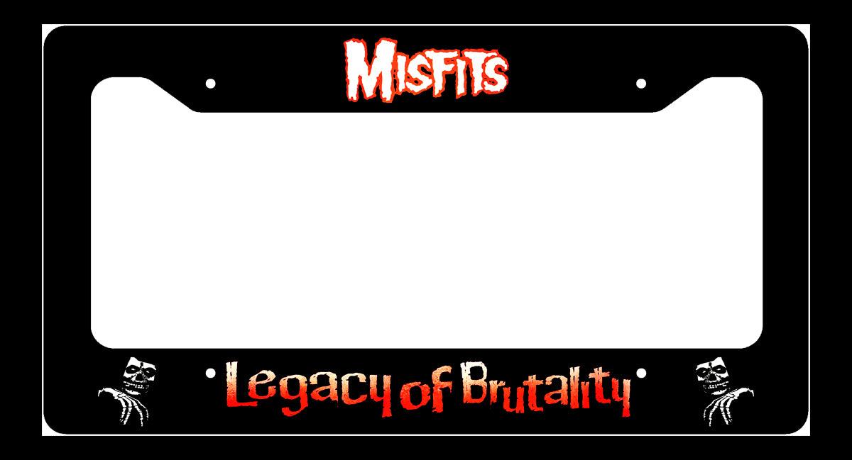 Misfits Legacy of Brutality License Plate Frame – UndergroundMerch